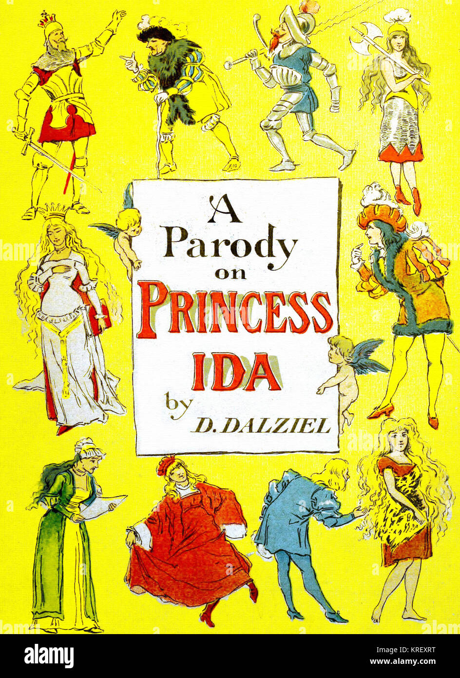 Parody on Princess Ida (front cover Stock Photo - Alamy