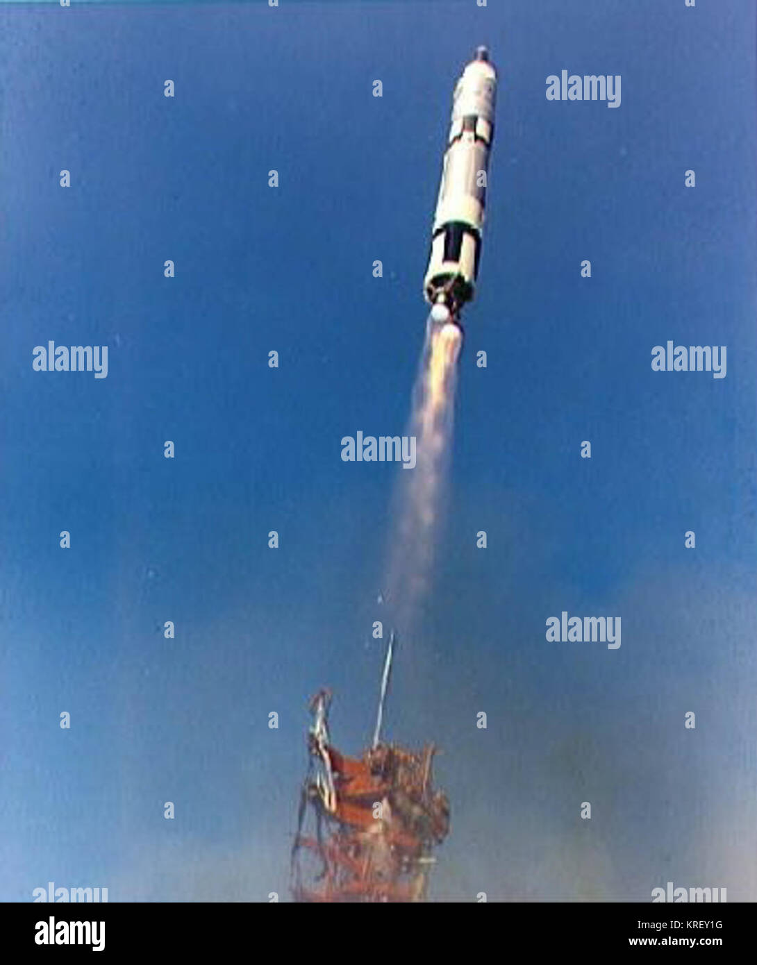 Gemini 9 - Launch of spacecraft Stock Photo - Alamy