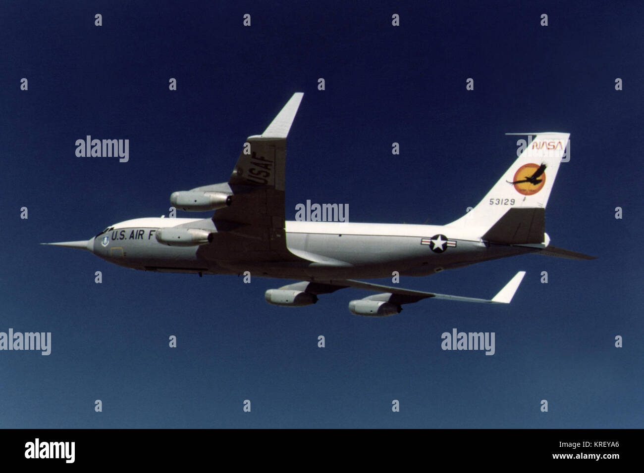 KC-135A with Winglets in flight Stock Photo - Alamy