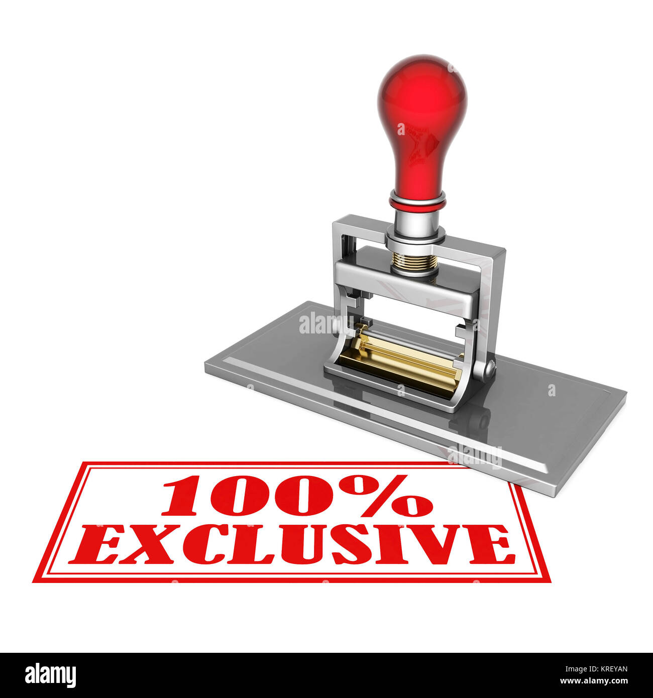 exclusive beautiful stamp isolated on white background Stock Photo - Alamy