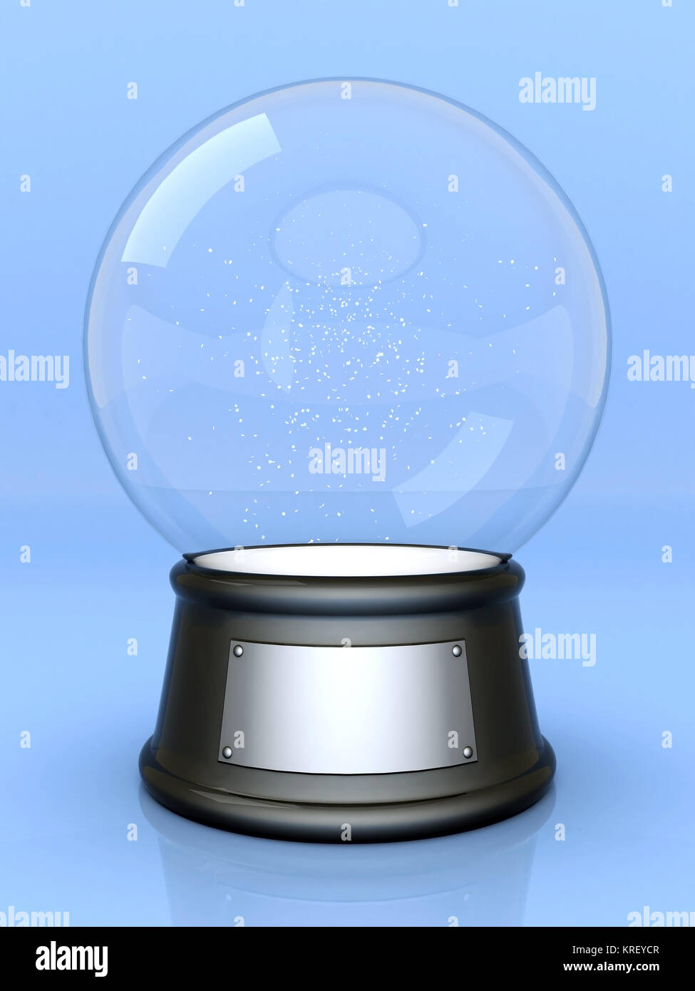 Picture a beautiful, glass ball on a colored background Stock Photo - Alamy