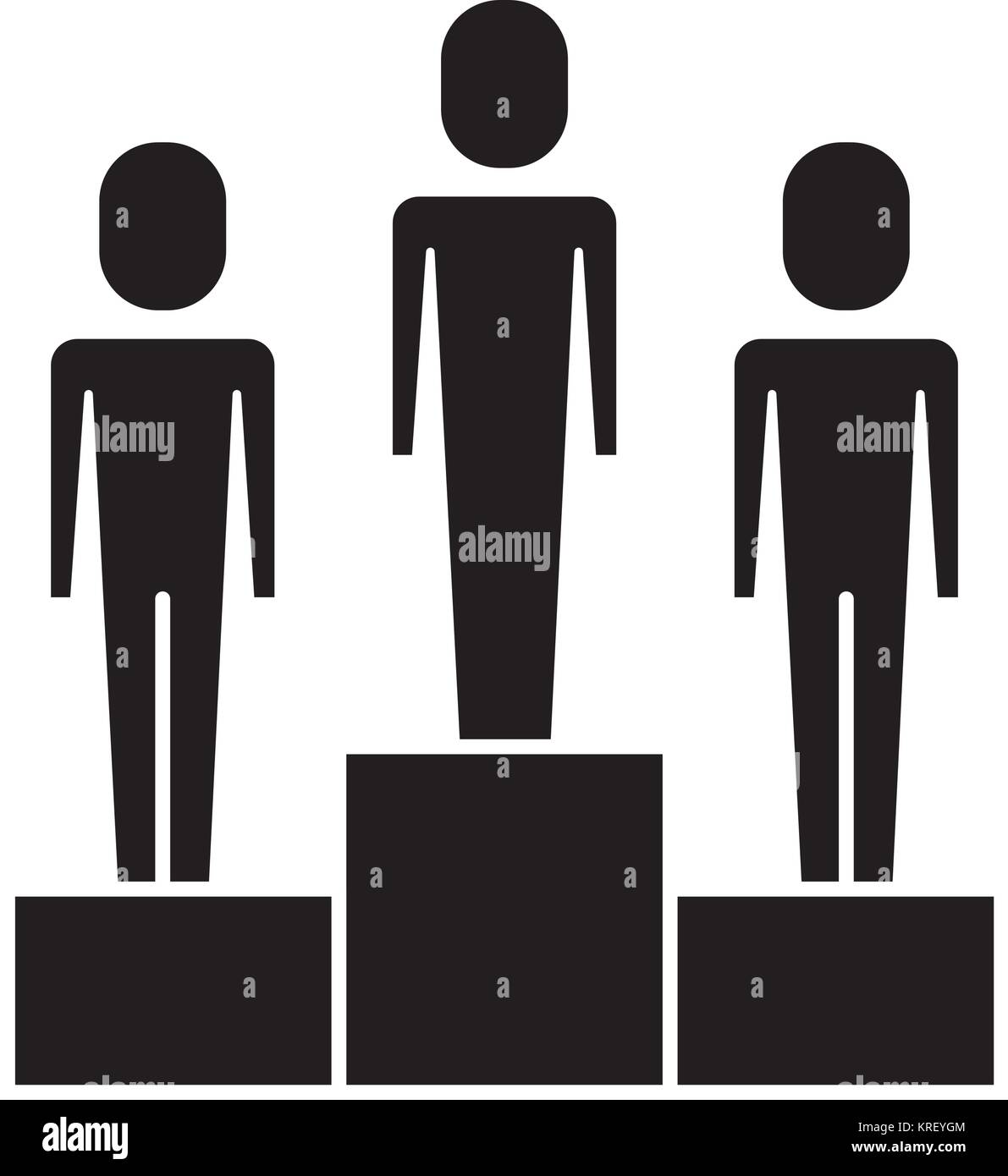 business men in podium competition success Stock Vector Image & Art - Alamy