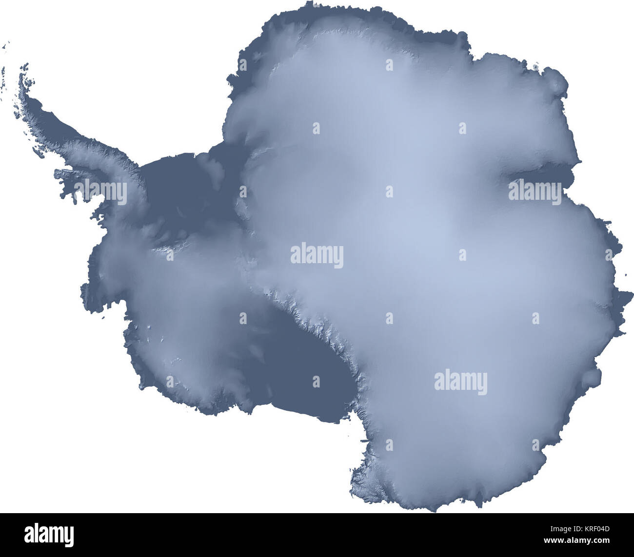 Antarctica map topographic hi-res stock photography and images - Alamy