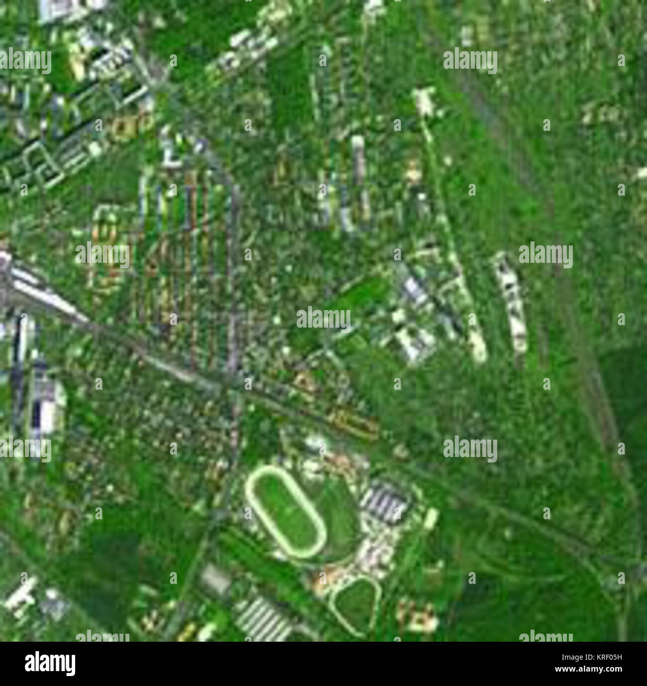 Luftbild Berlin Karlshorst Stock Photo - Alamy