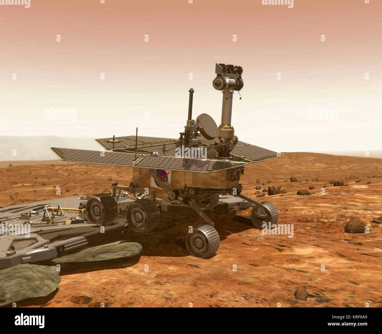 Rover spirit on mars hi-res stock photography and images - Alamy
