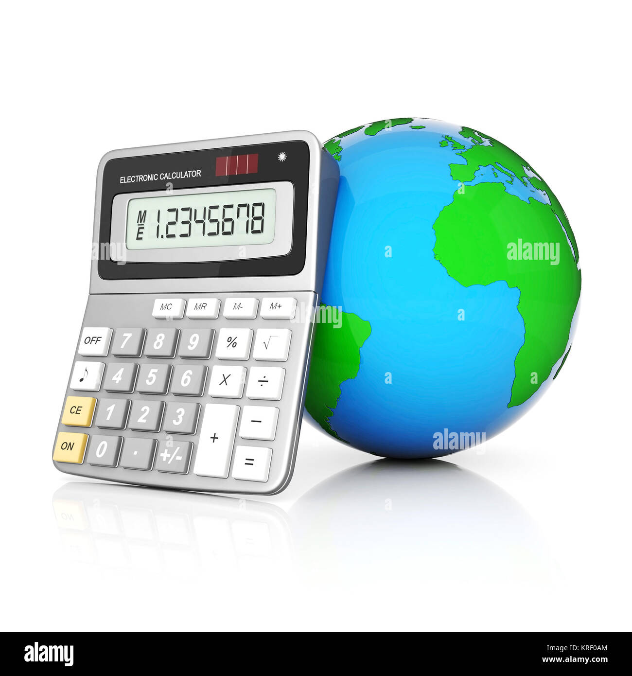 Button desktop calculator Cut Out Stock Images & Pictures - Alamy