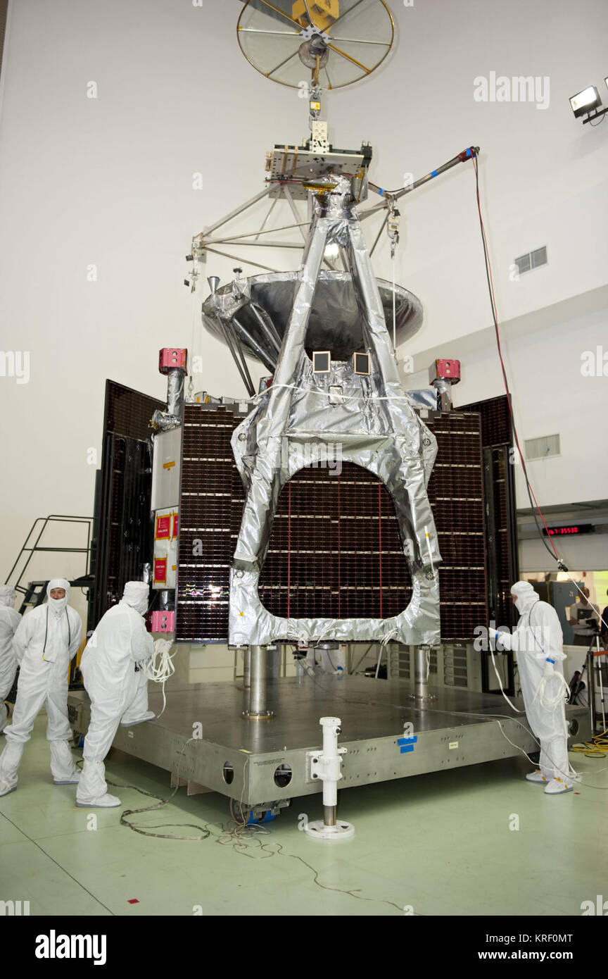 Juno prepared for rotation test stand Stock Photo - Alamy