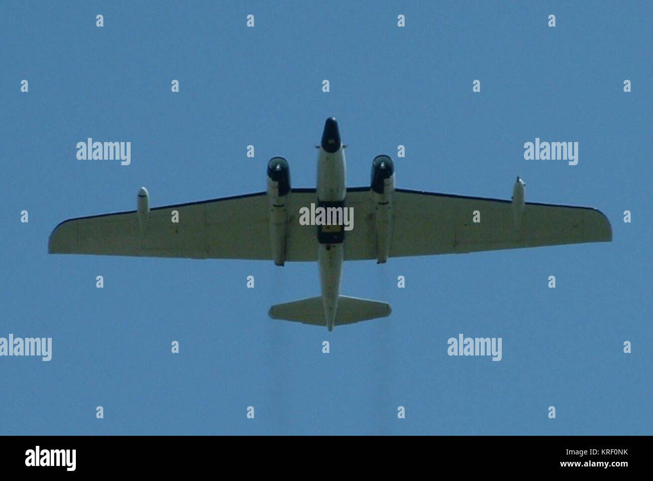 NASA WB-57F after takeoff from Ellington Field Stock Photo - Alamy