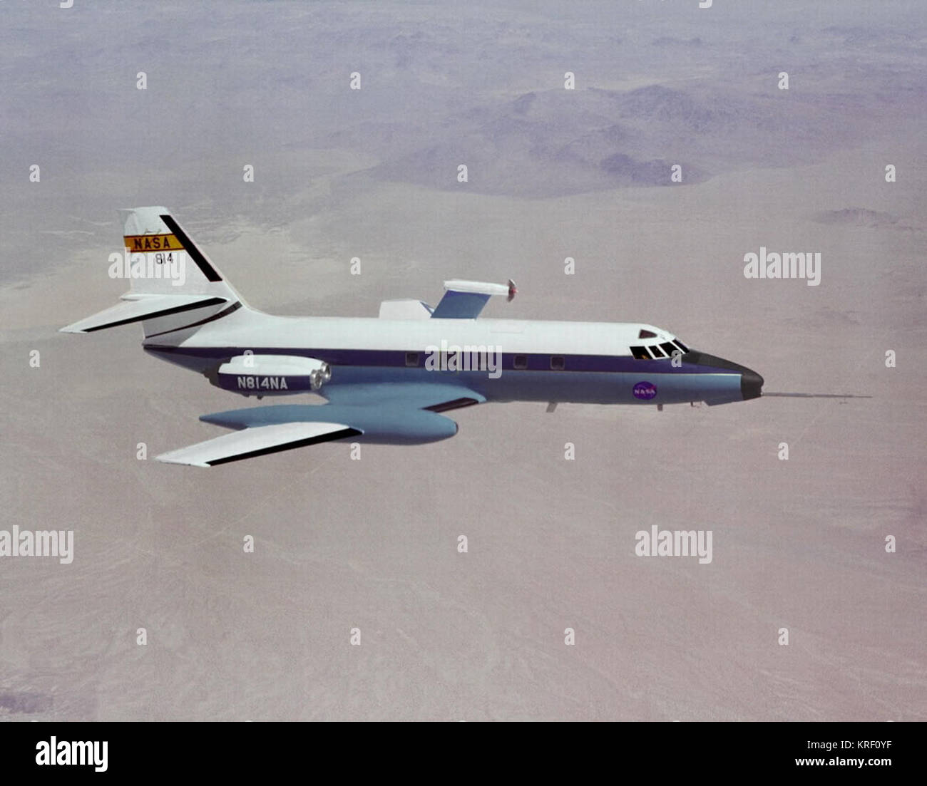 NASA JetStar Side Stock Photo - Alamy