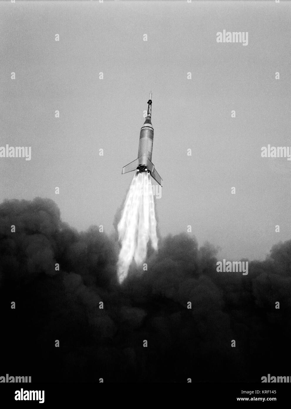 Little Joe 6 launch 10-4-1959 from Wallops Is. Virginia Stock Photo - Alamy