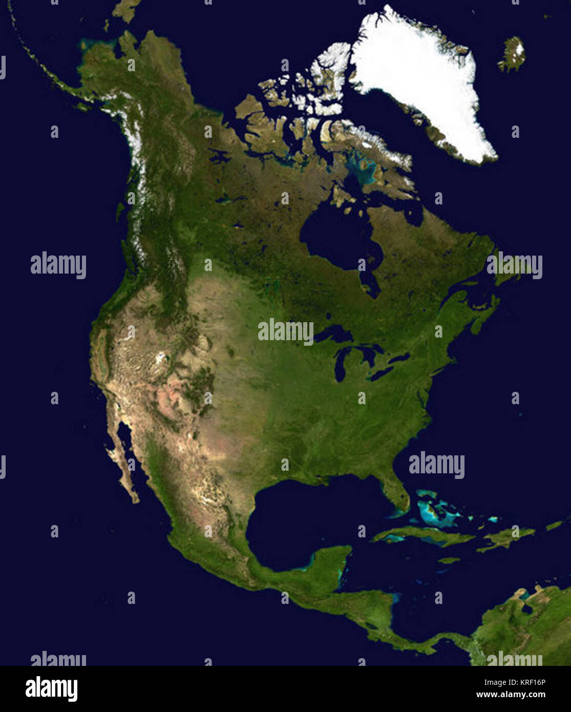 North America satellite globe Stock Photo - Alamy