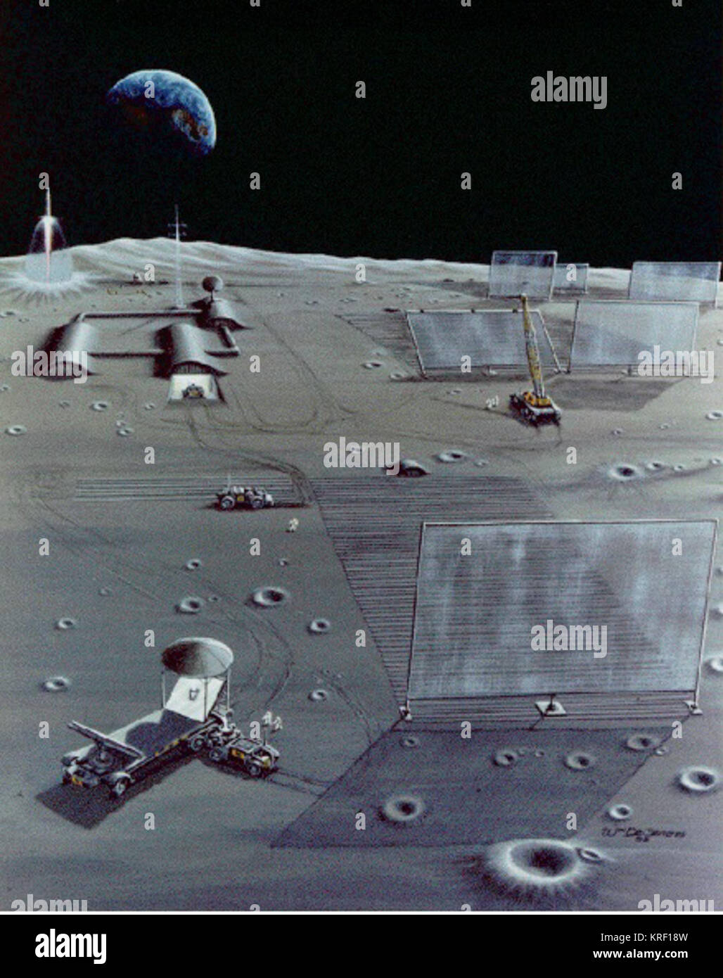 Lunar solar power Stock Photo - Alamy