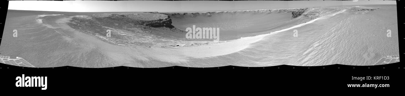 PIA08783-Mars Rover Victoria Crater from Duck Bay Stock Photo - Alamy