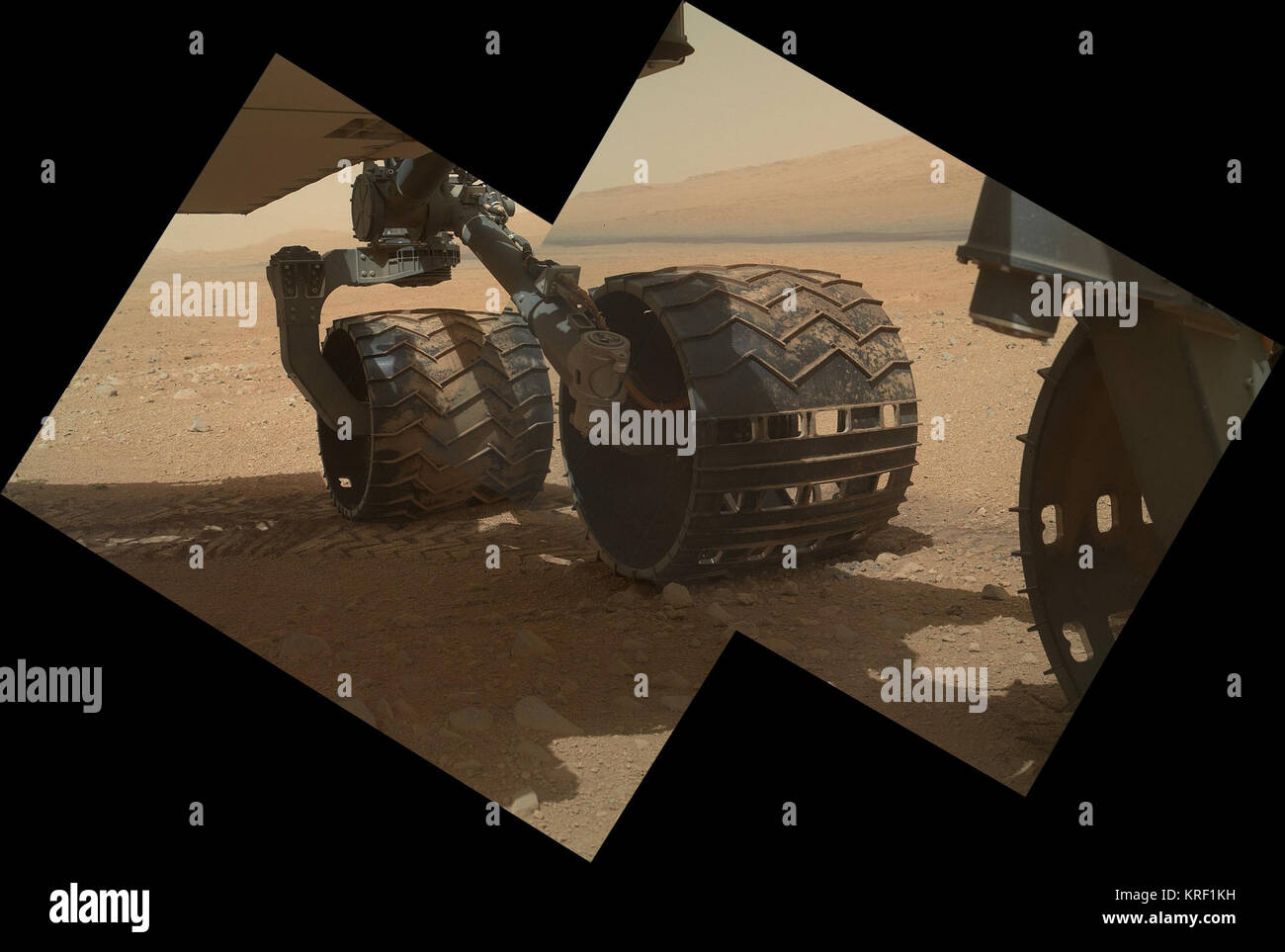 PIA16134-Mars Curiosity Rover Wheels Stock Photo - Alamy