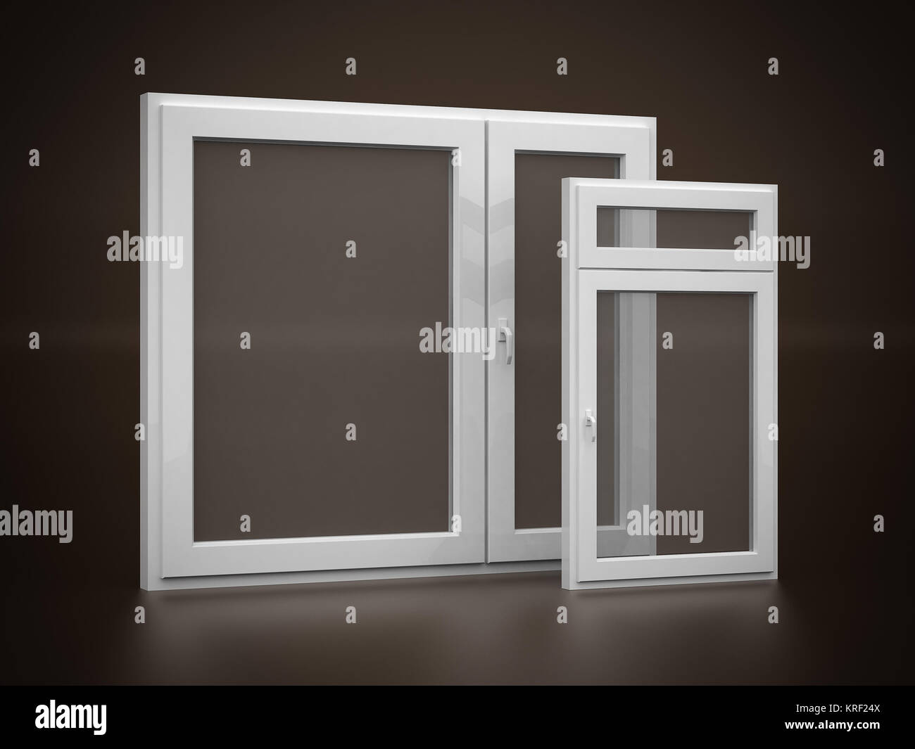 White plastic window on a beautiful chocolate background Stock Photo ...