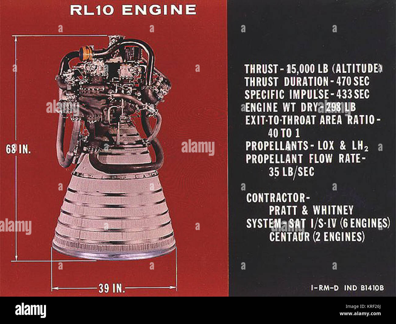 RL-10 rocket engine Stock Photo - Alamy