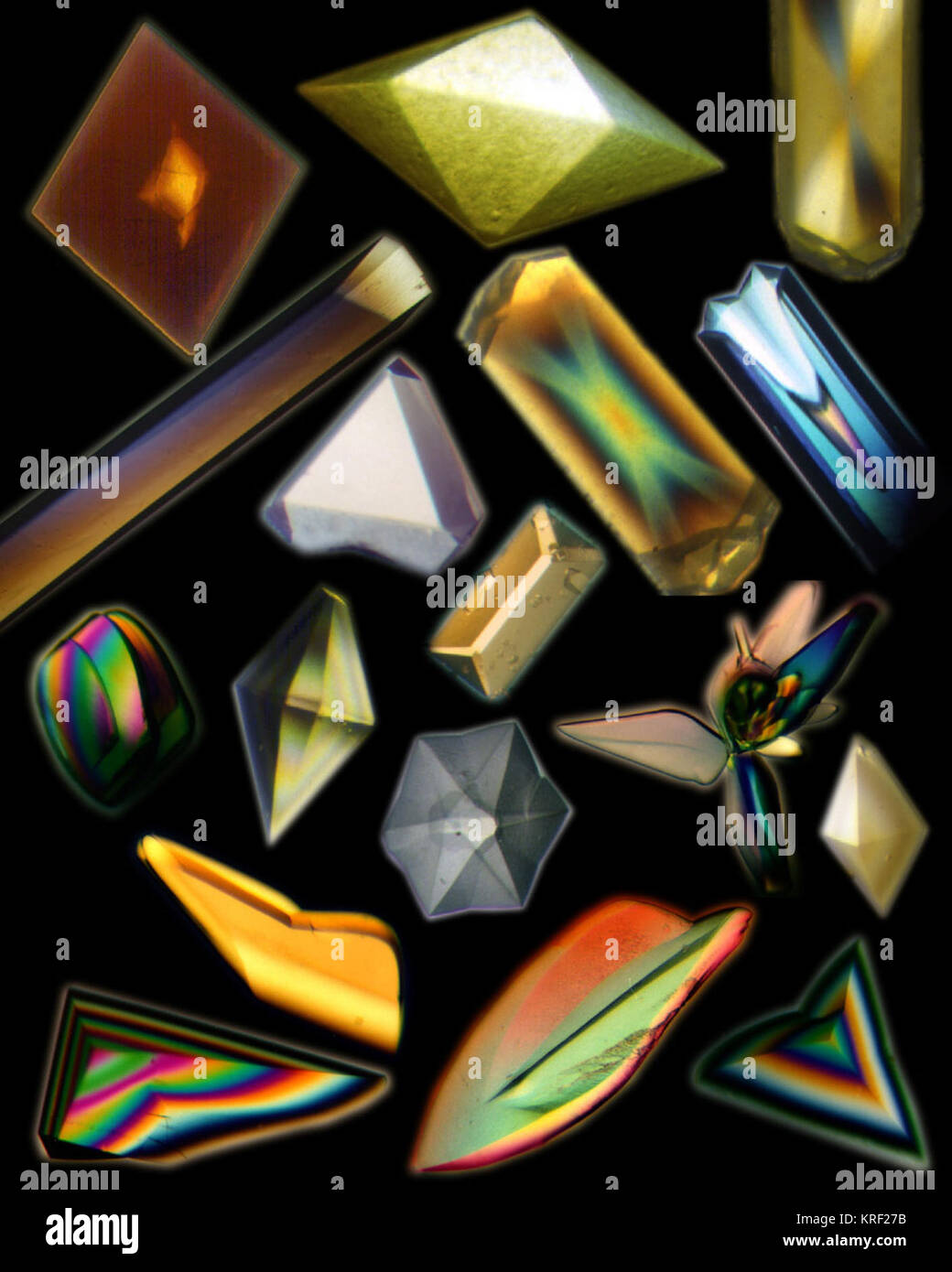 Protein crystals grown in space Stock Photo - Alamy