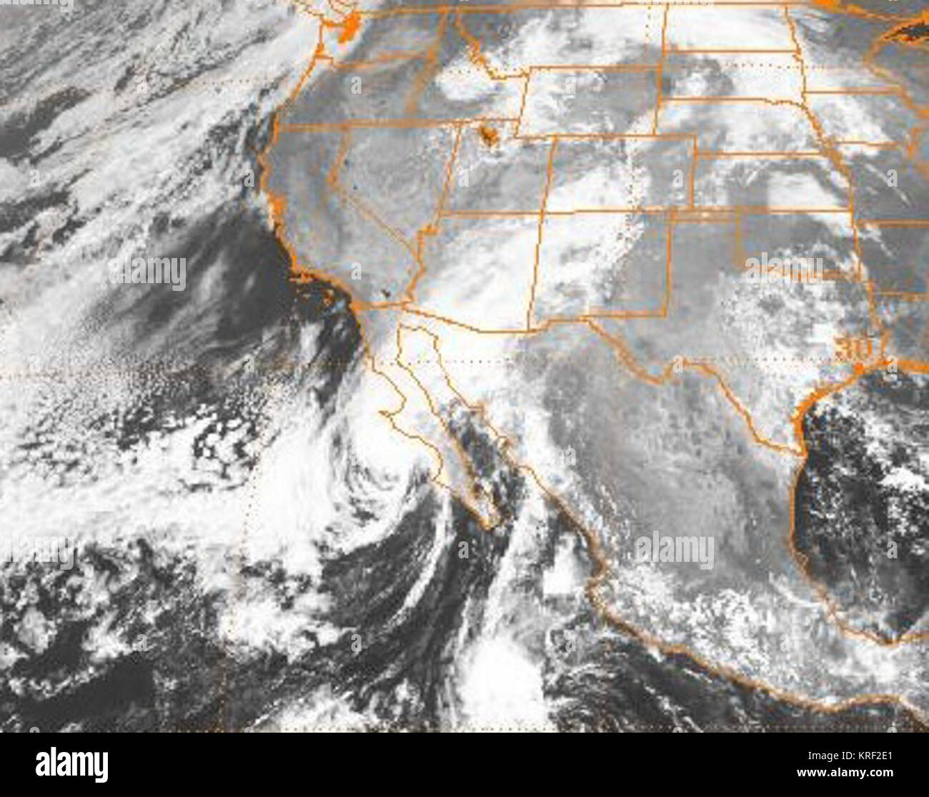 Raymond 1989 prior to mex landfall Stock Photo - Alamy