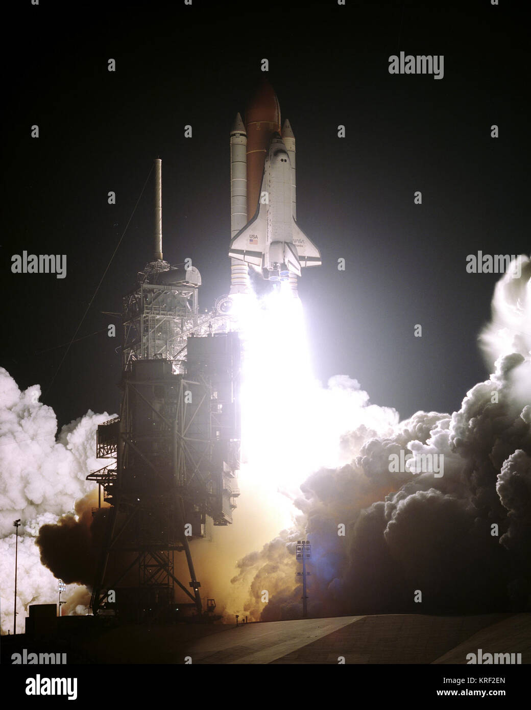 STS76 Atlantis Launch Stock Photo - Alamy