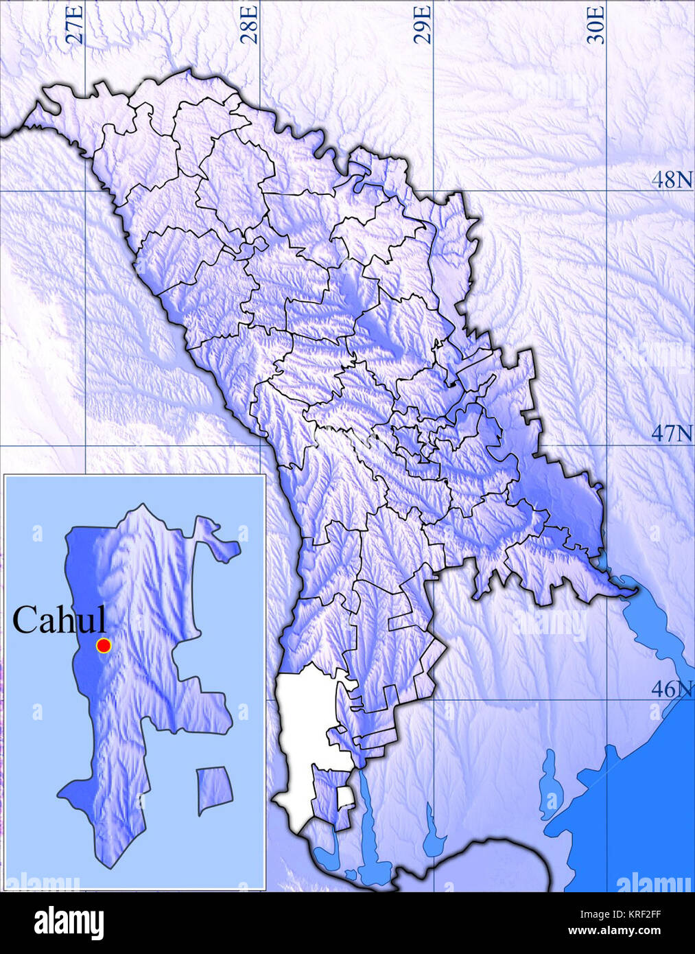 Blank cahul map hi-res stock photography and images - Alamy