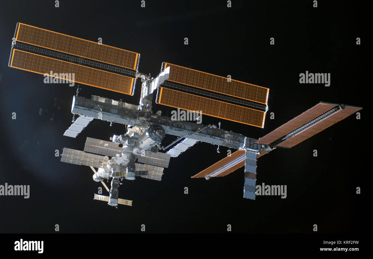 STS-115 ISS after undocking Stock Photo - Alamy