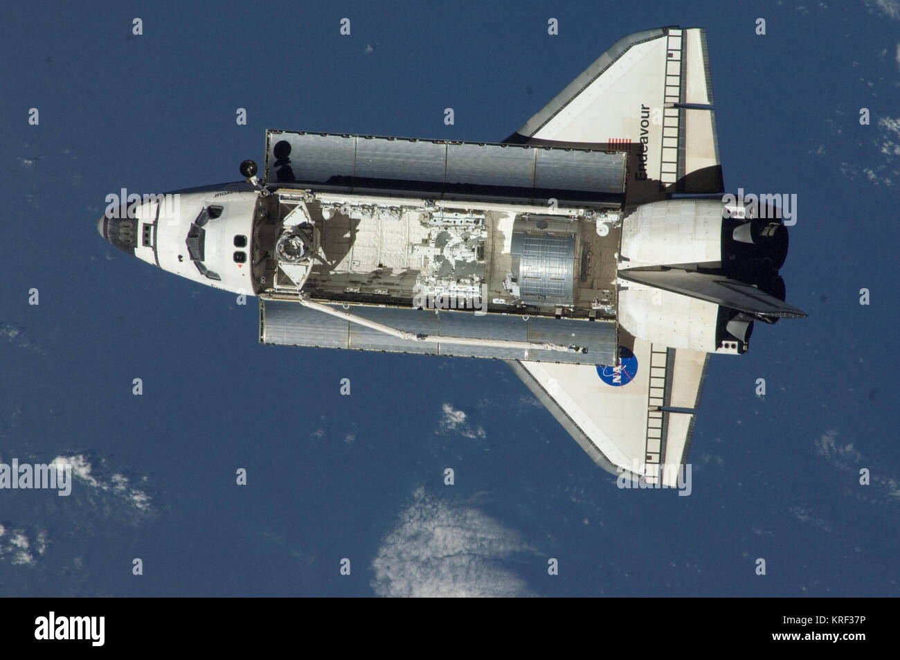 STS-123 Dextre&Kibo ELM-PS in orbit Stock Photo - Alamy