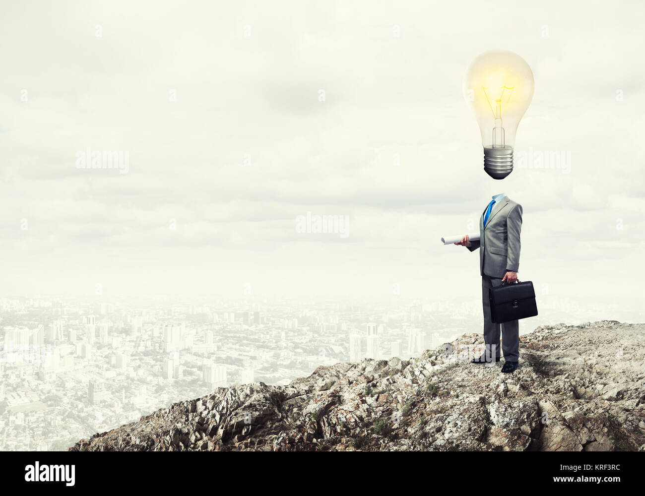 Man of creative ideas Stock Photo - Alamy