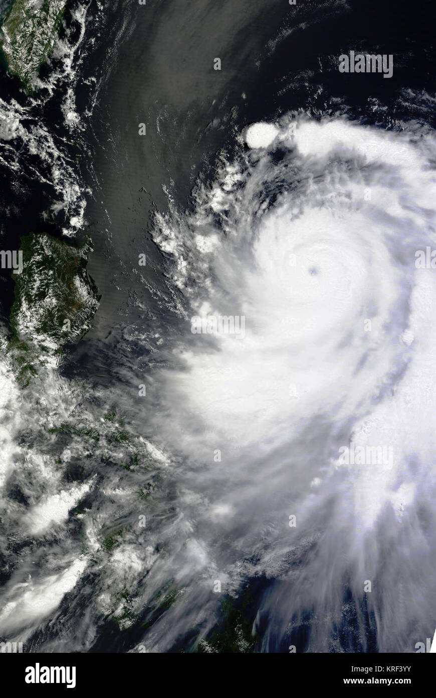 Super Typhoon Guchol at peak strength 2012 - 17 - 06 Stock Photo - Alamy