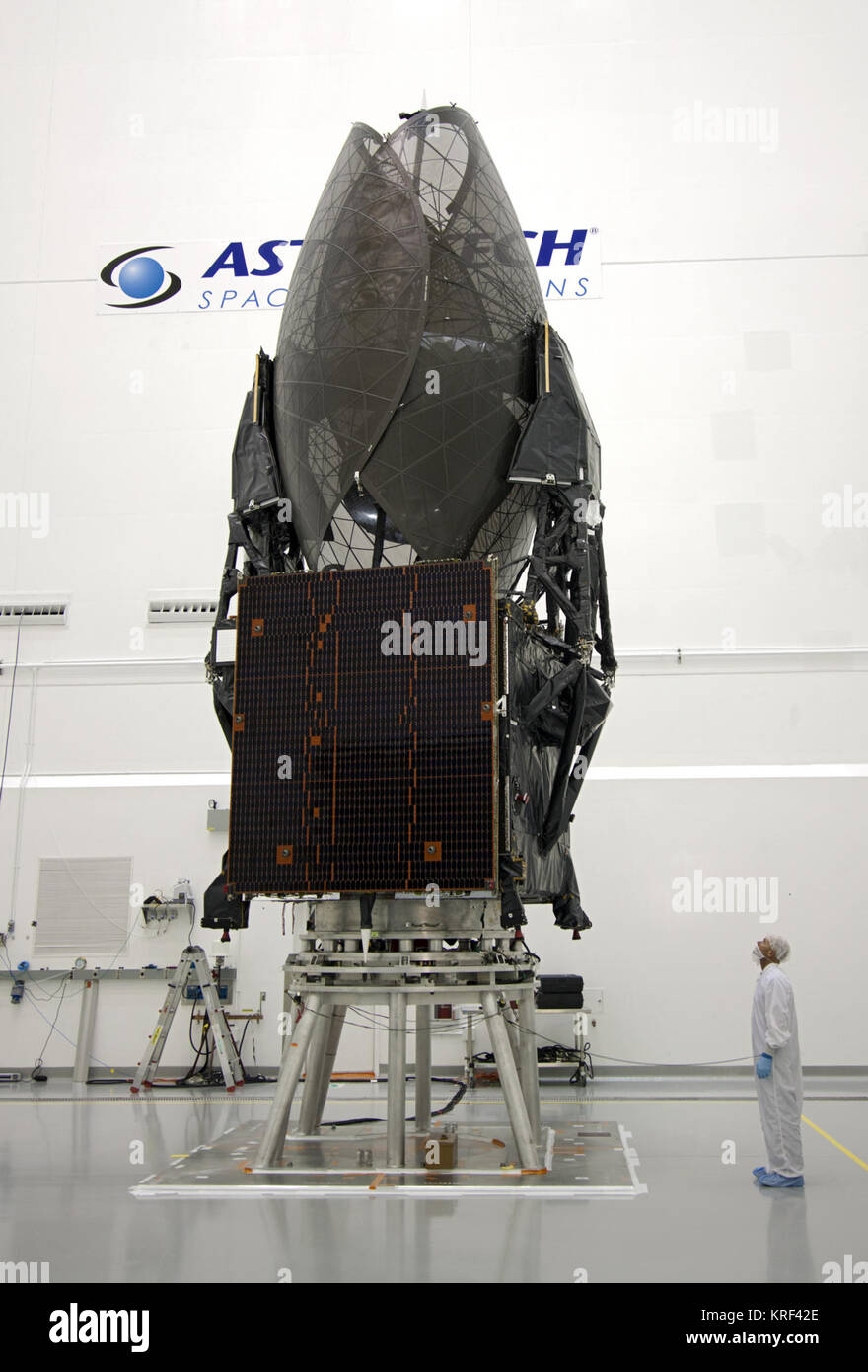TDRS-K satellite before launch Stock Photo - Alamy