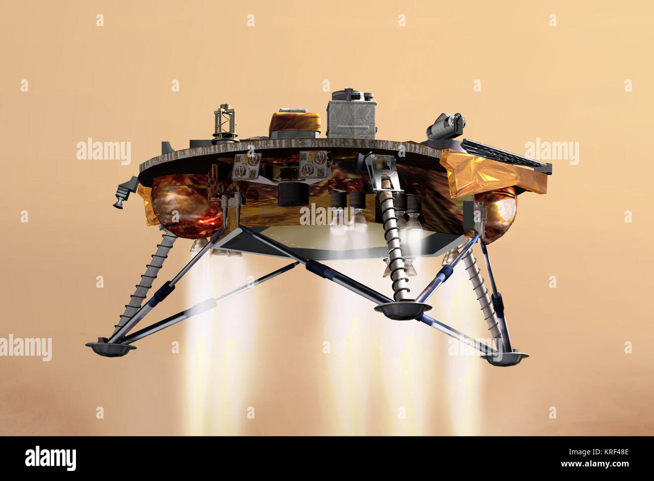 Phoenix landing (PIA09943 cropped Stock Photo - Alamy