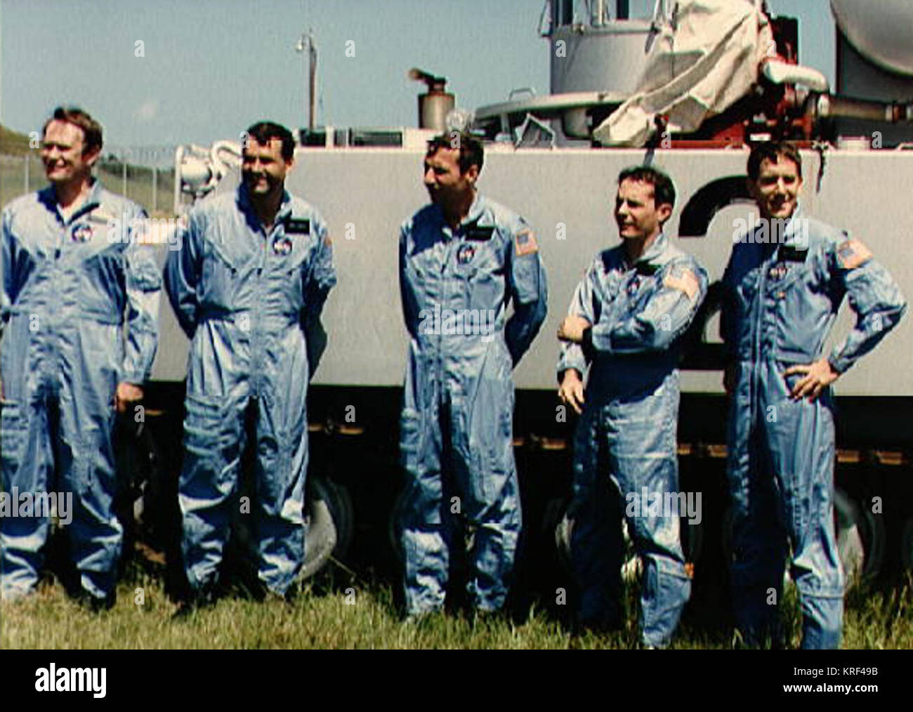 STS 51-J crew. S85-41542 Stock Photo - Alamy