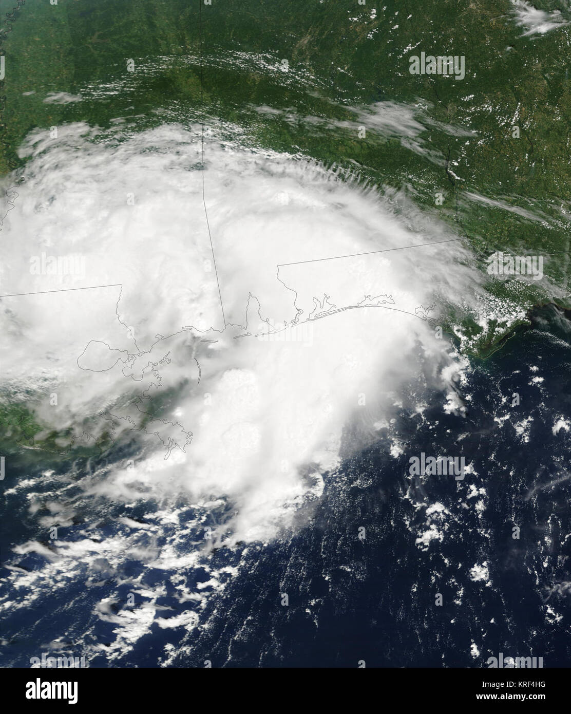 Tropical Storm Bertha (2002 Stock Photo - Alamy