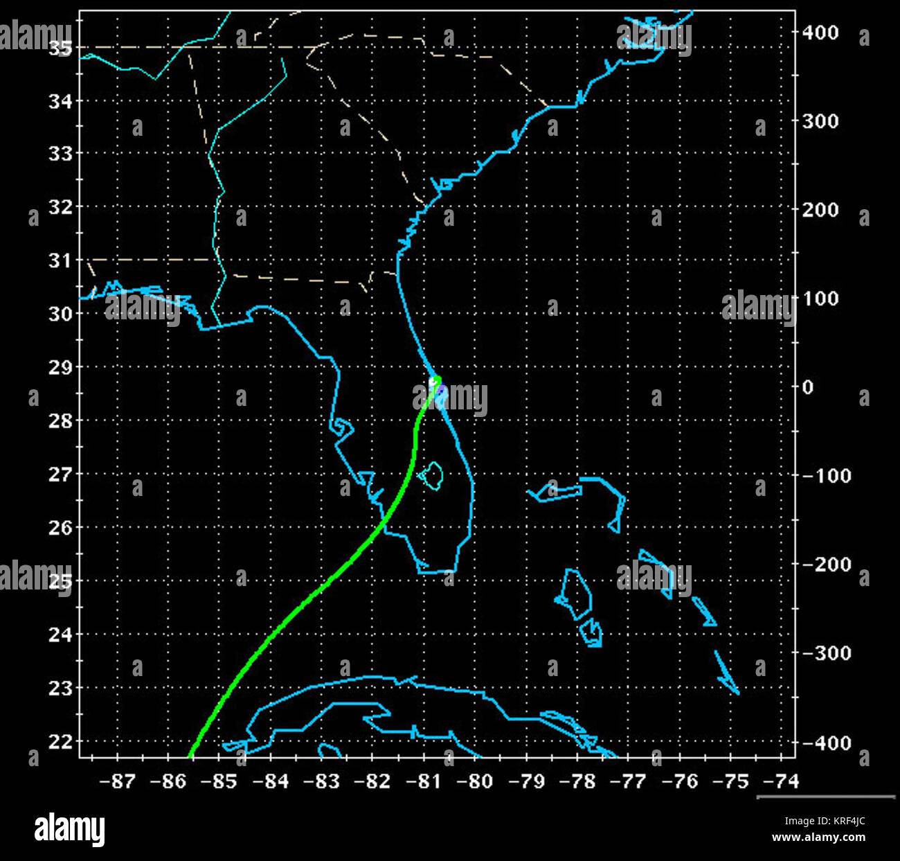 Shuttle path tracking hi-res stock photography and images - Alamy