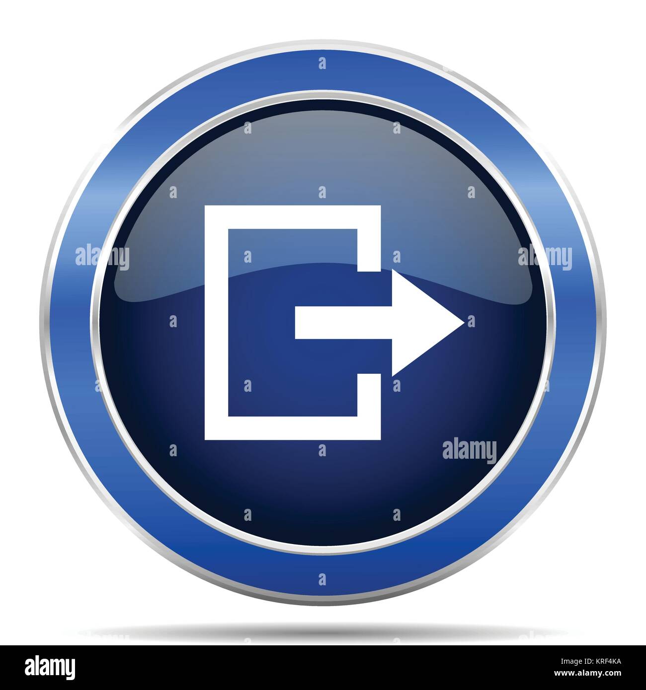 Exit Icon Blue