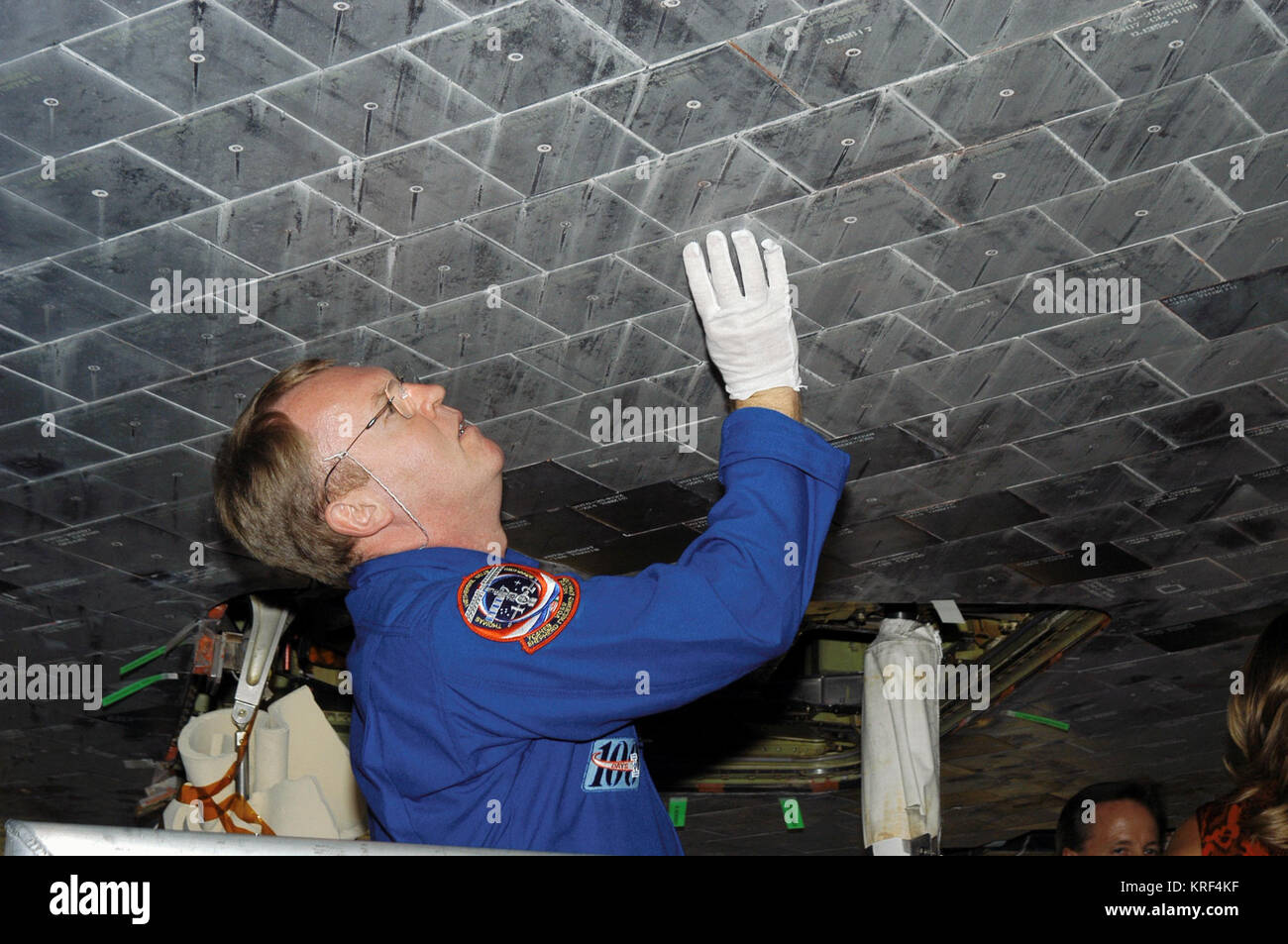 Shuttle heat shield Stock Photo - Alamy