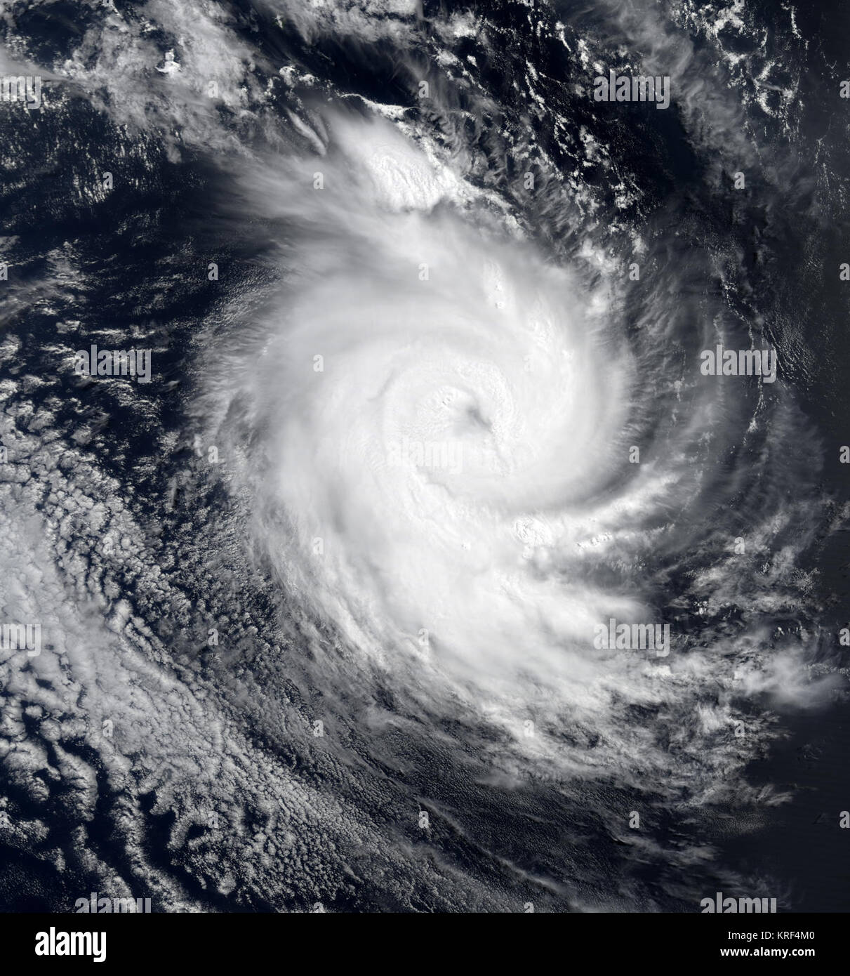 Tropical Cyclone Ilsa at peak intensity on 0255 Z March 19th 2009 Stock ...