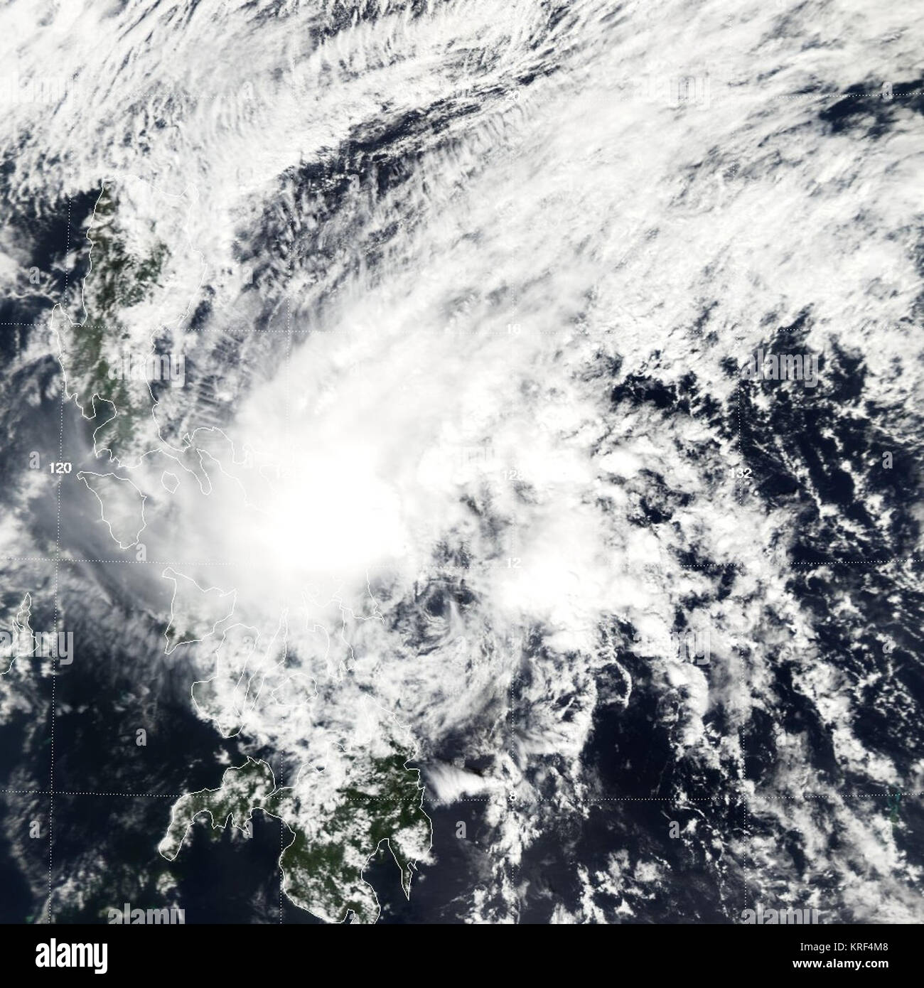 Tropical Depression Agaton 2006 Stock Photo - Alamy