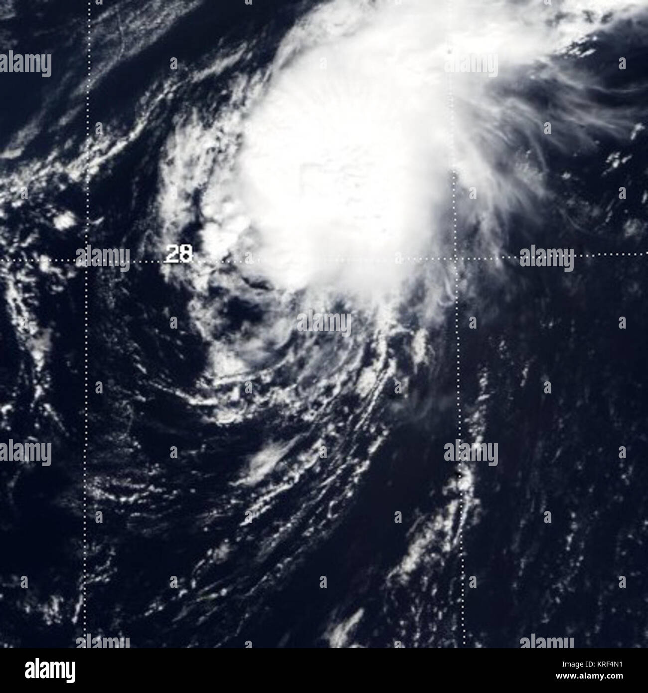 Tropical Storm 18 oct 2000 0130Z Stock Photo - Alamy