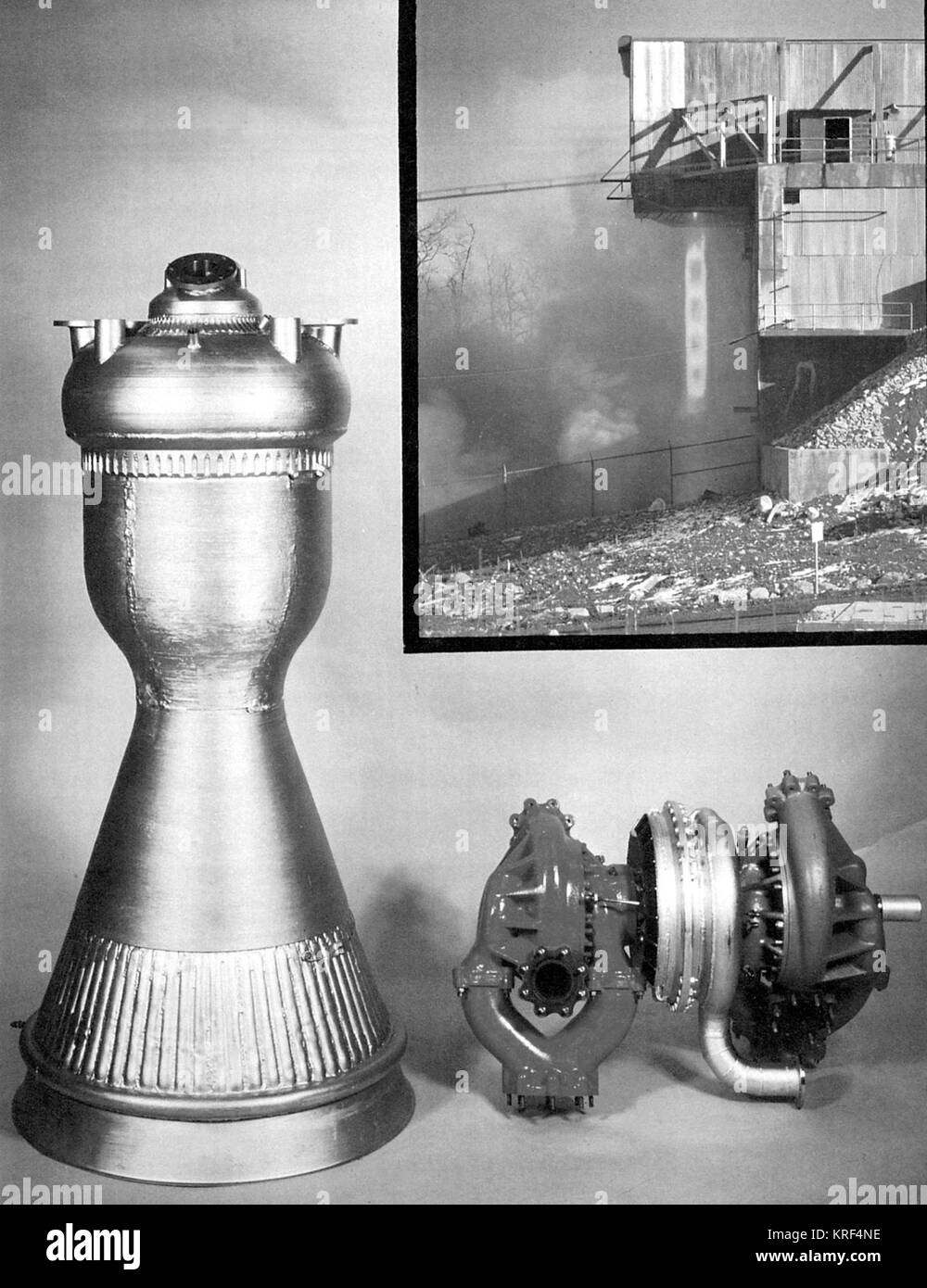 XLR-30-RM-2 rocket engine XLR10 Viking rocket engine Stock Photo - Alamy