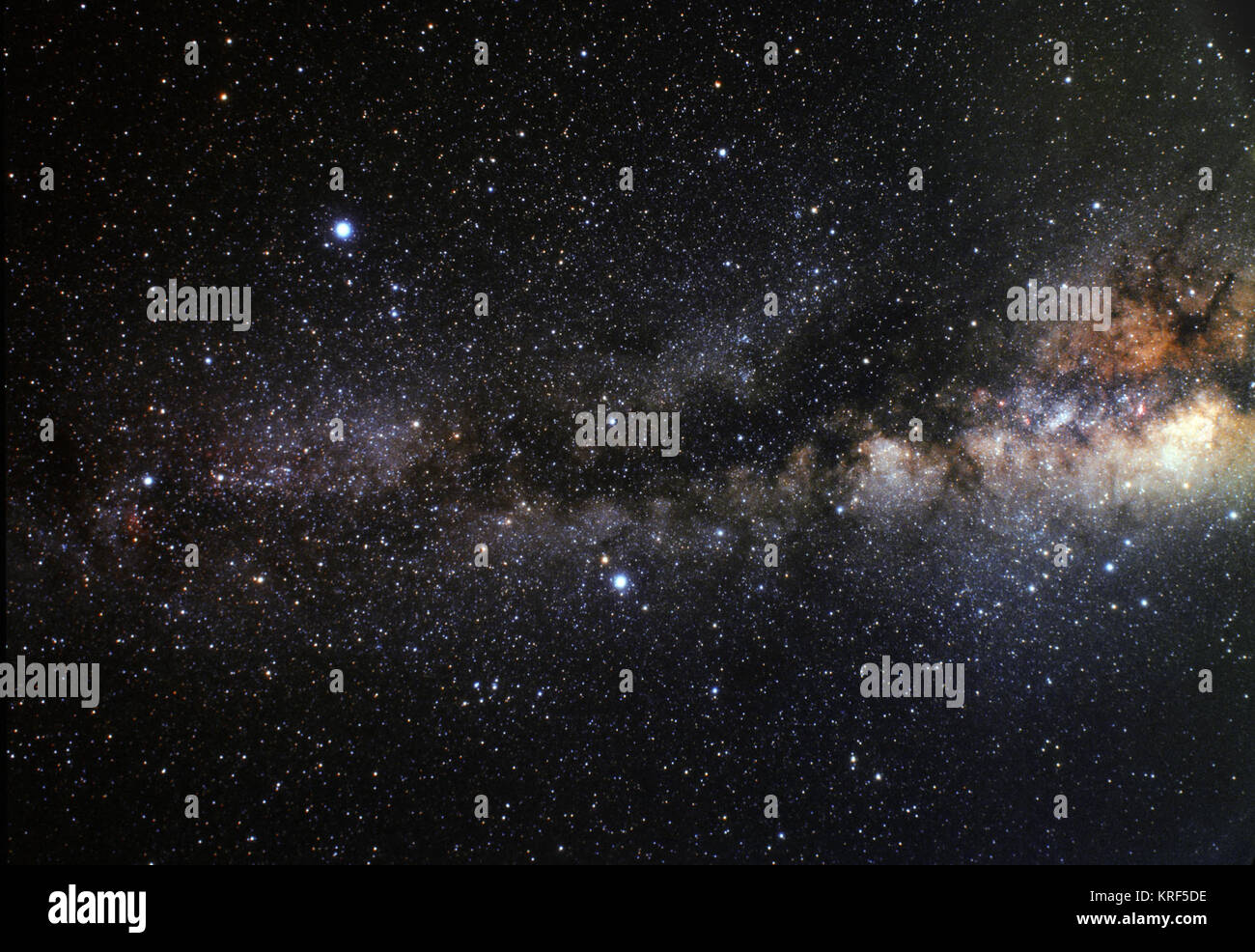 Wide-field view of the Summer Triangle Stock Photo - Alamy