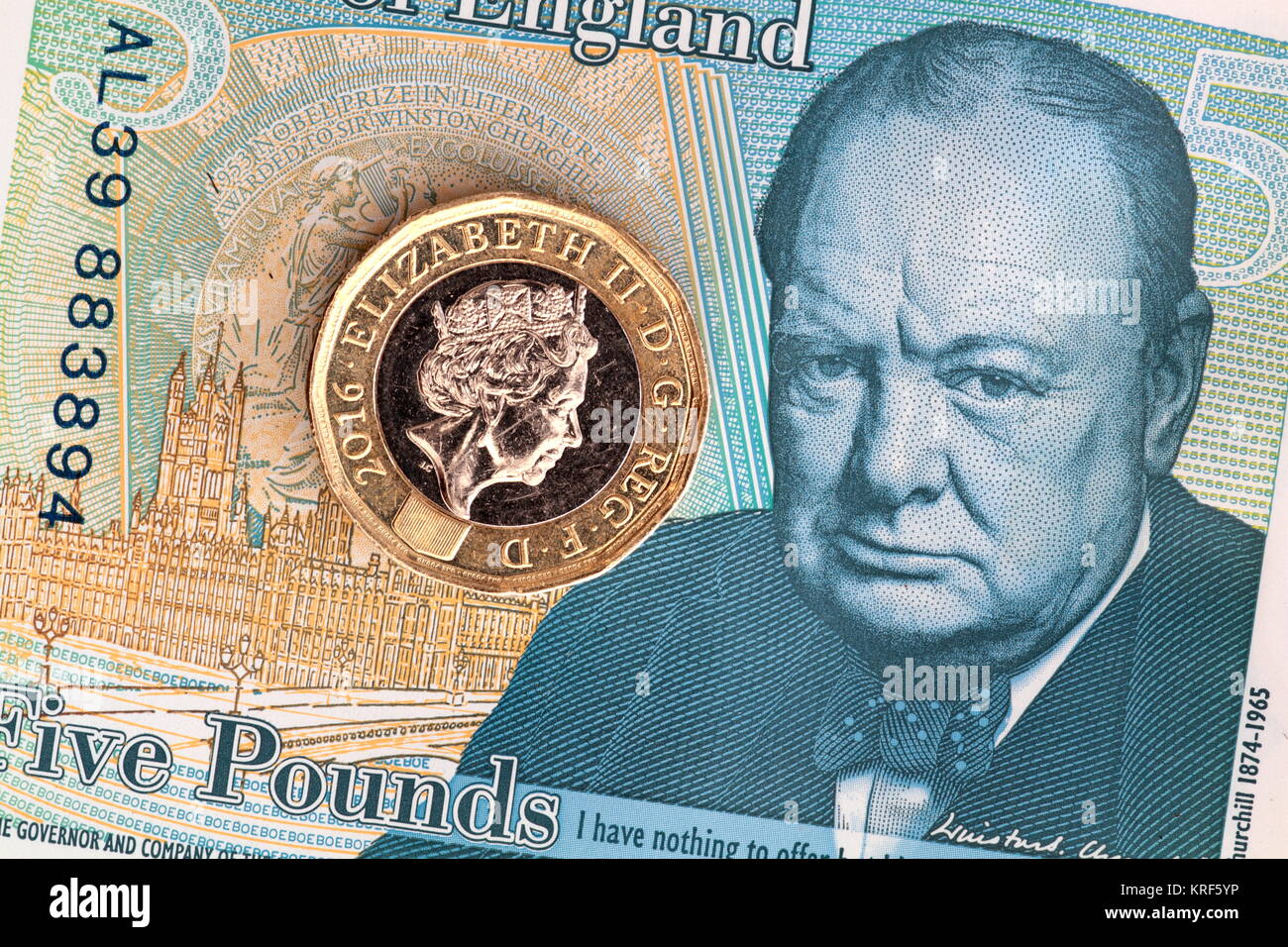 New pound coin Stock Photo - Alamy