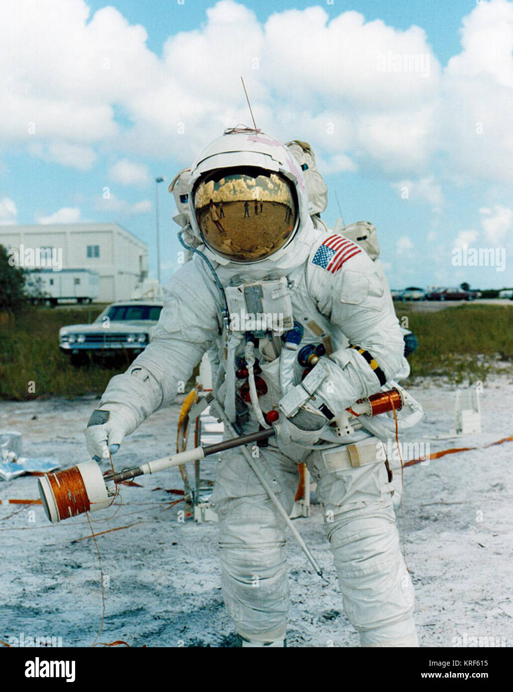 Apollo 14 Joe Engle training Stock Photo - Alamy