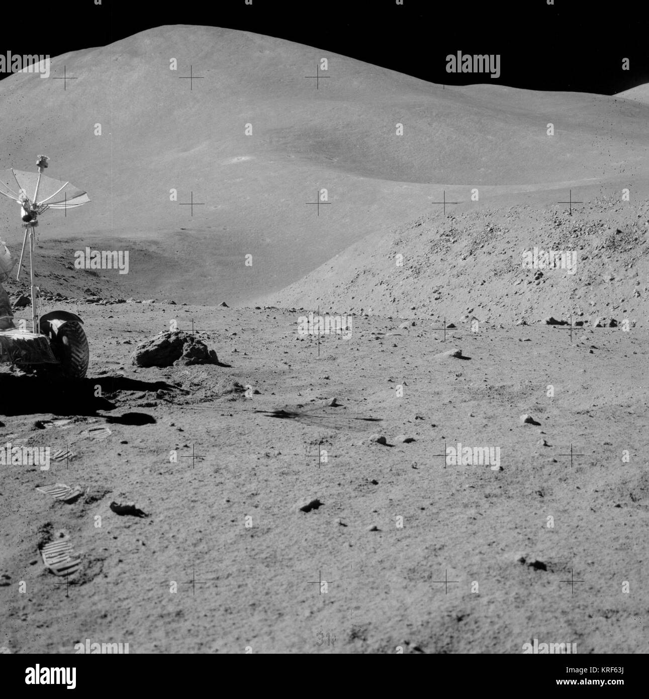 Apollo15 Moon photo Stock Photo - Alamy