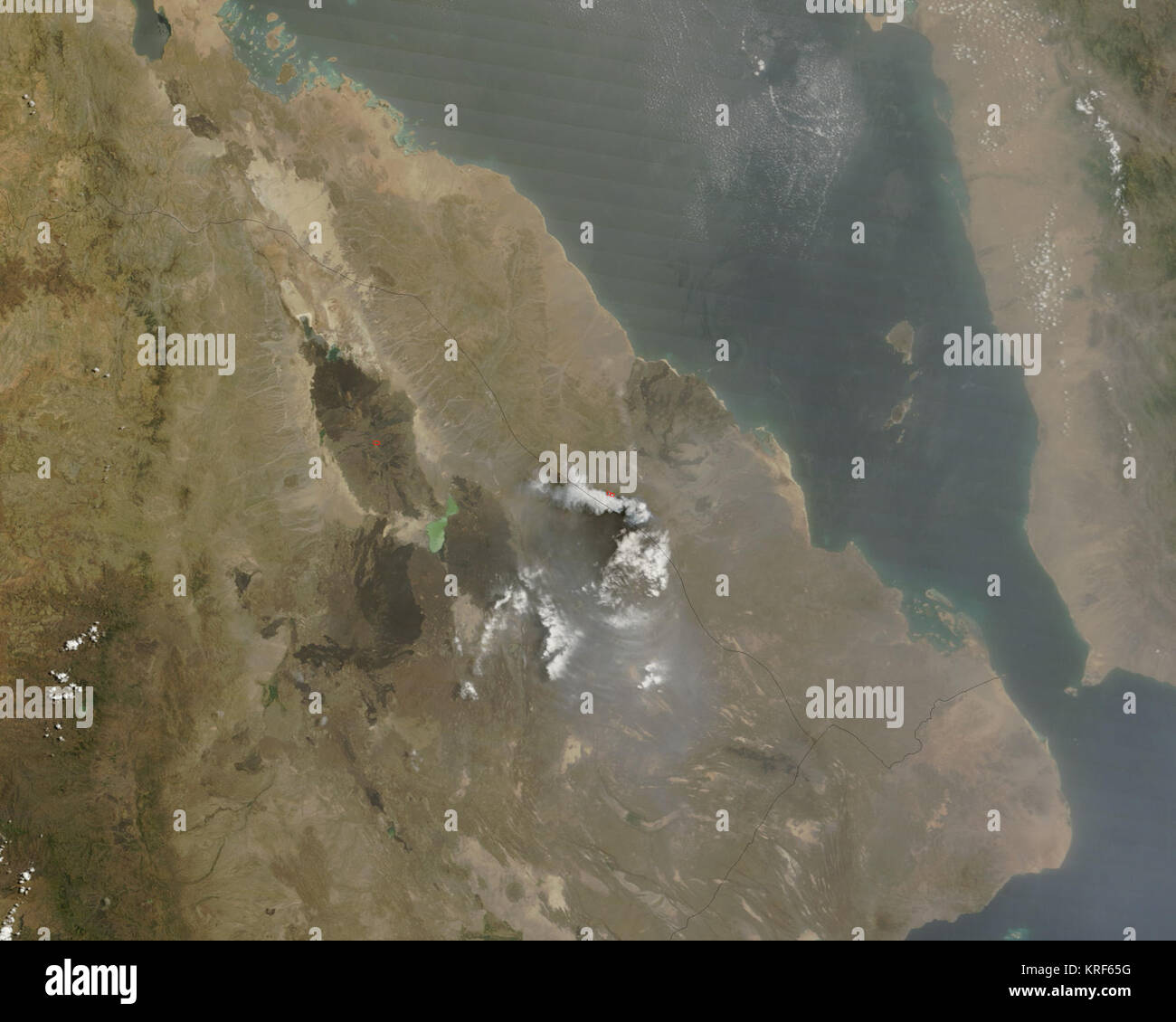 Activity at Nabro volcano, Eritrea 06-18-2011 Stock Photo - Alamy