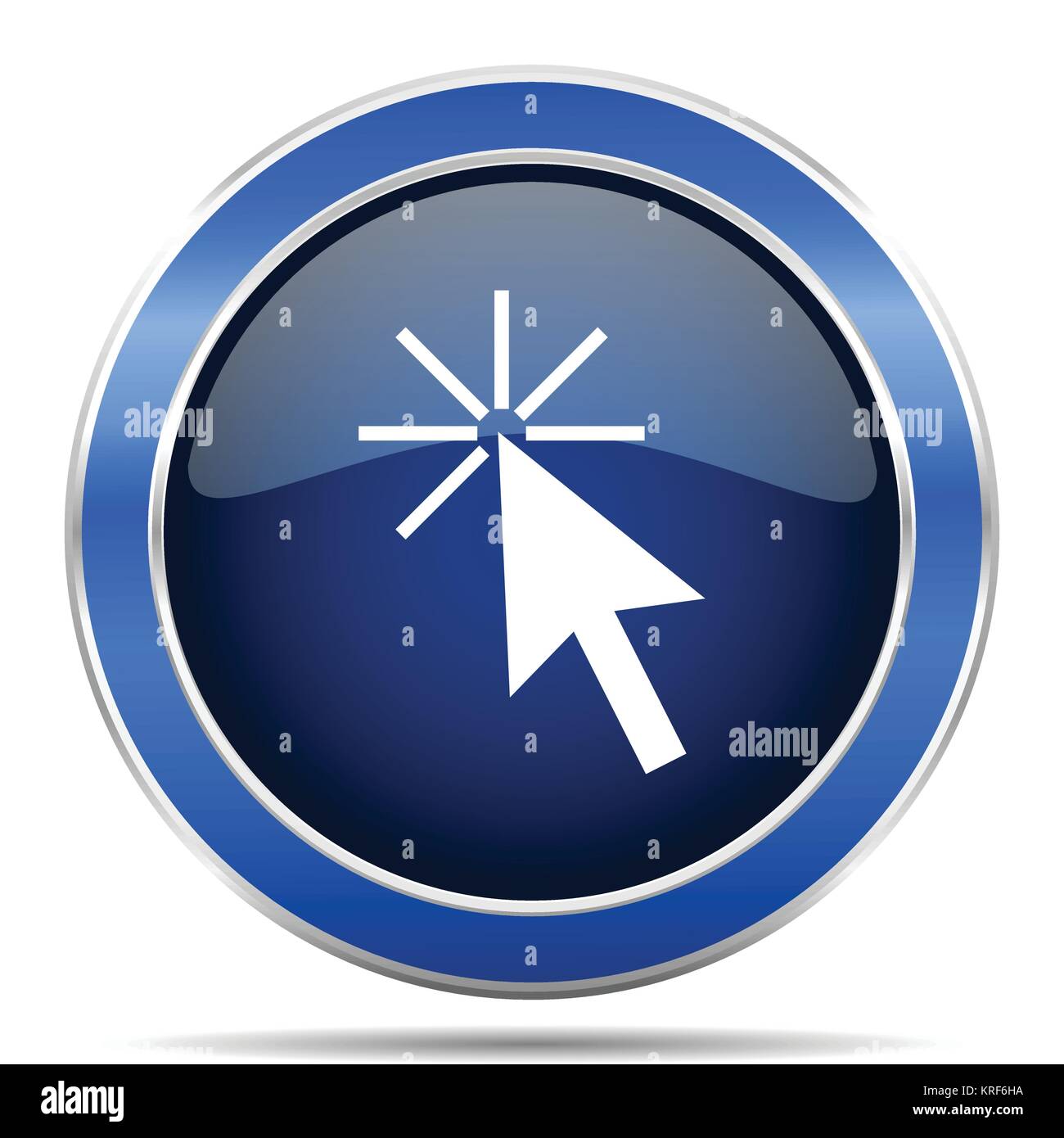 Download button with clicking mouse icon hi-res stock photography and ...