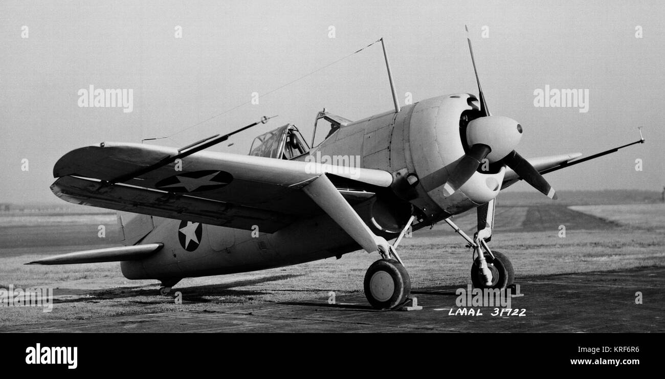 Brewster Buffalo F2A-2 Stock Photo - Alamy