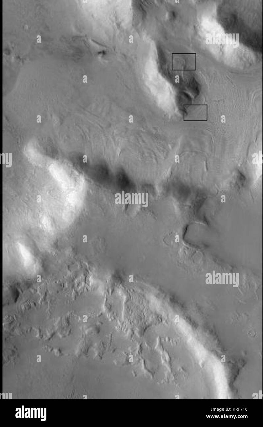 CTX Context for mass movement in Deuteronilus Mensae Stock Photo - Alamy