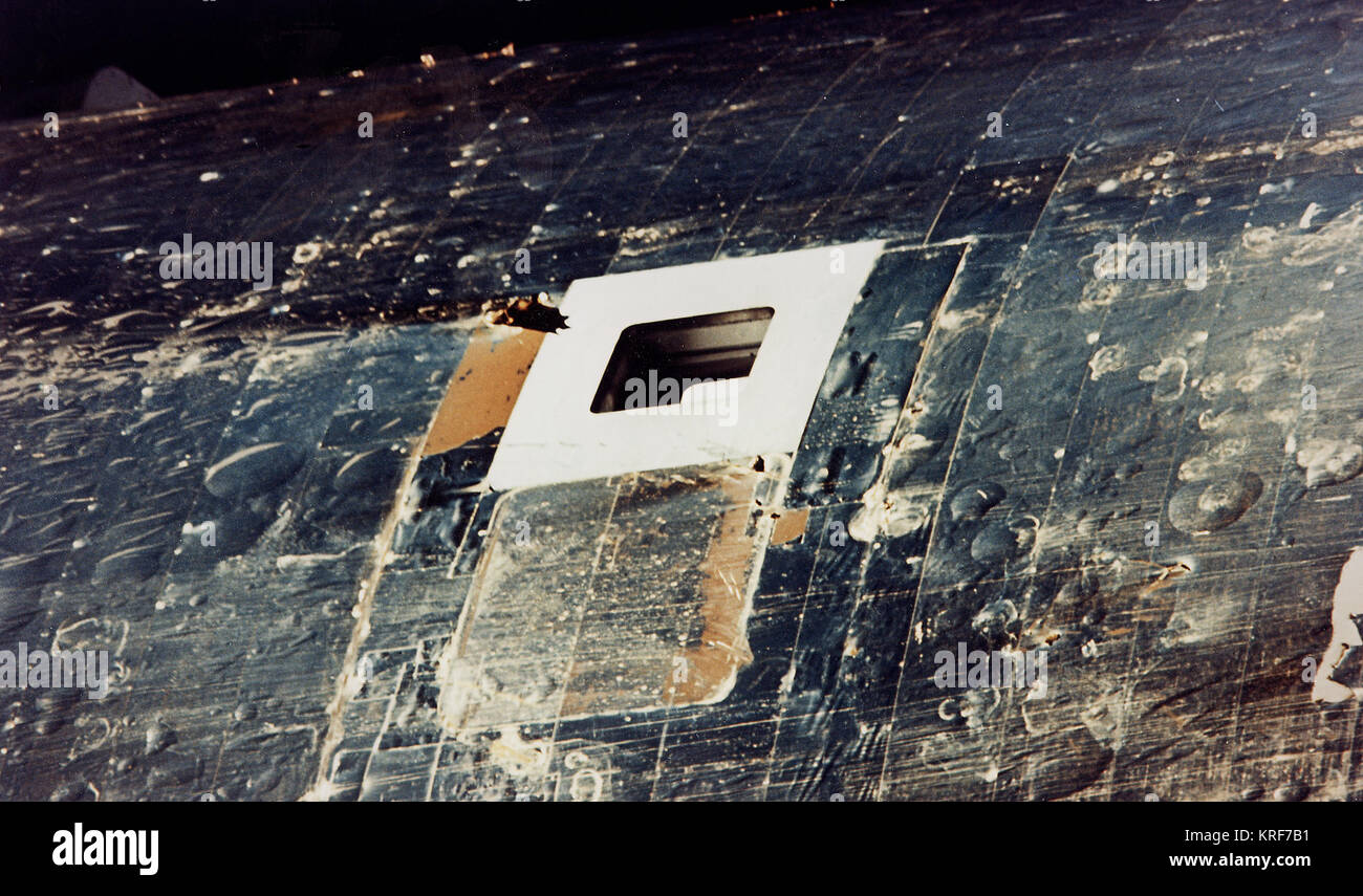 REF: SL2-1-111 (MIX FILE) Skylab-1 Onboard Photo: Sun-Ravaged Skin ...