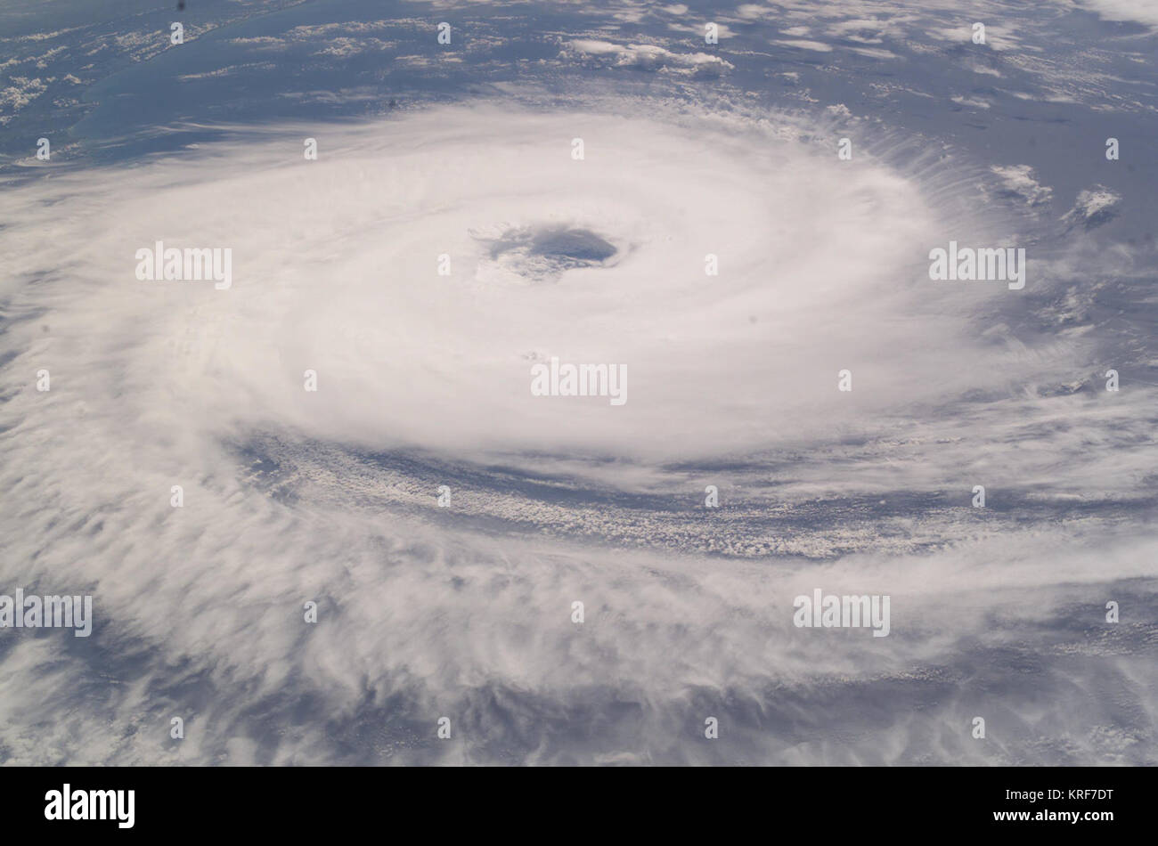 Cyclone Catarina from the ISS original Stock Photo - Alamy