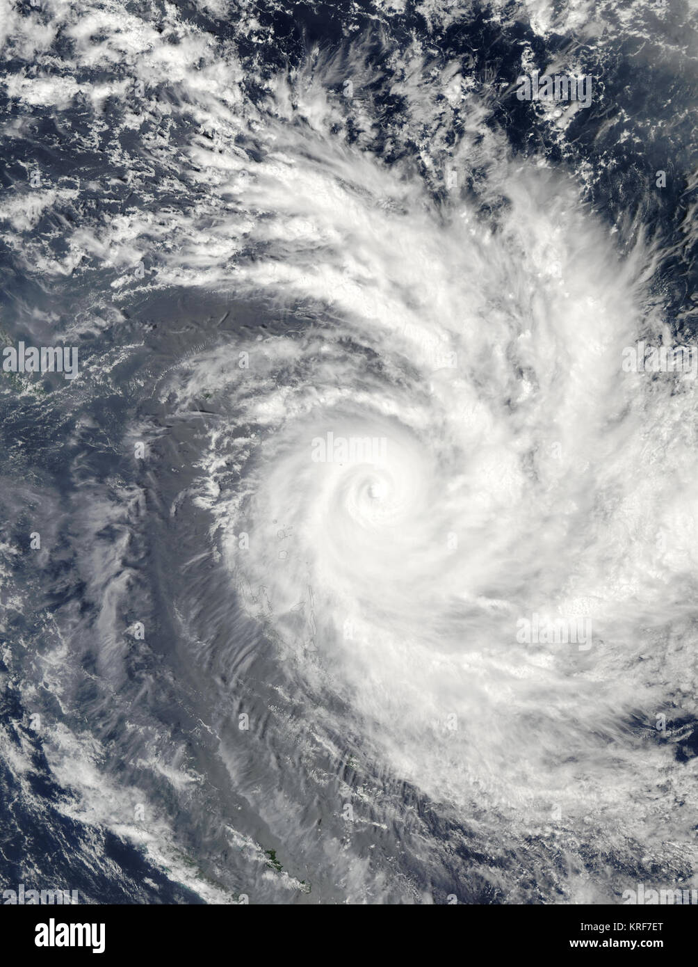 Cyclone Zoe 29 dec 2002 0220Z Stock Photo - Alamy